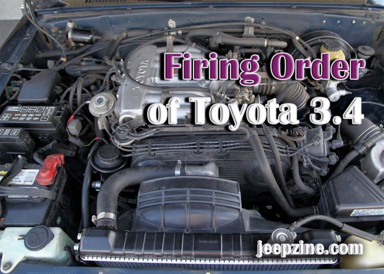 Firing Order of Toyota 3.4 - Jeepzine