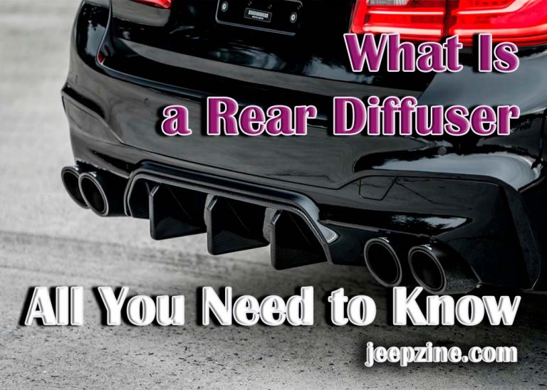 Understanding the Benefits of a Rear Diffuser
